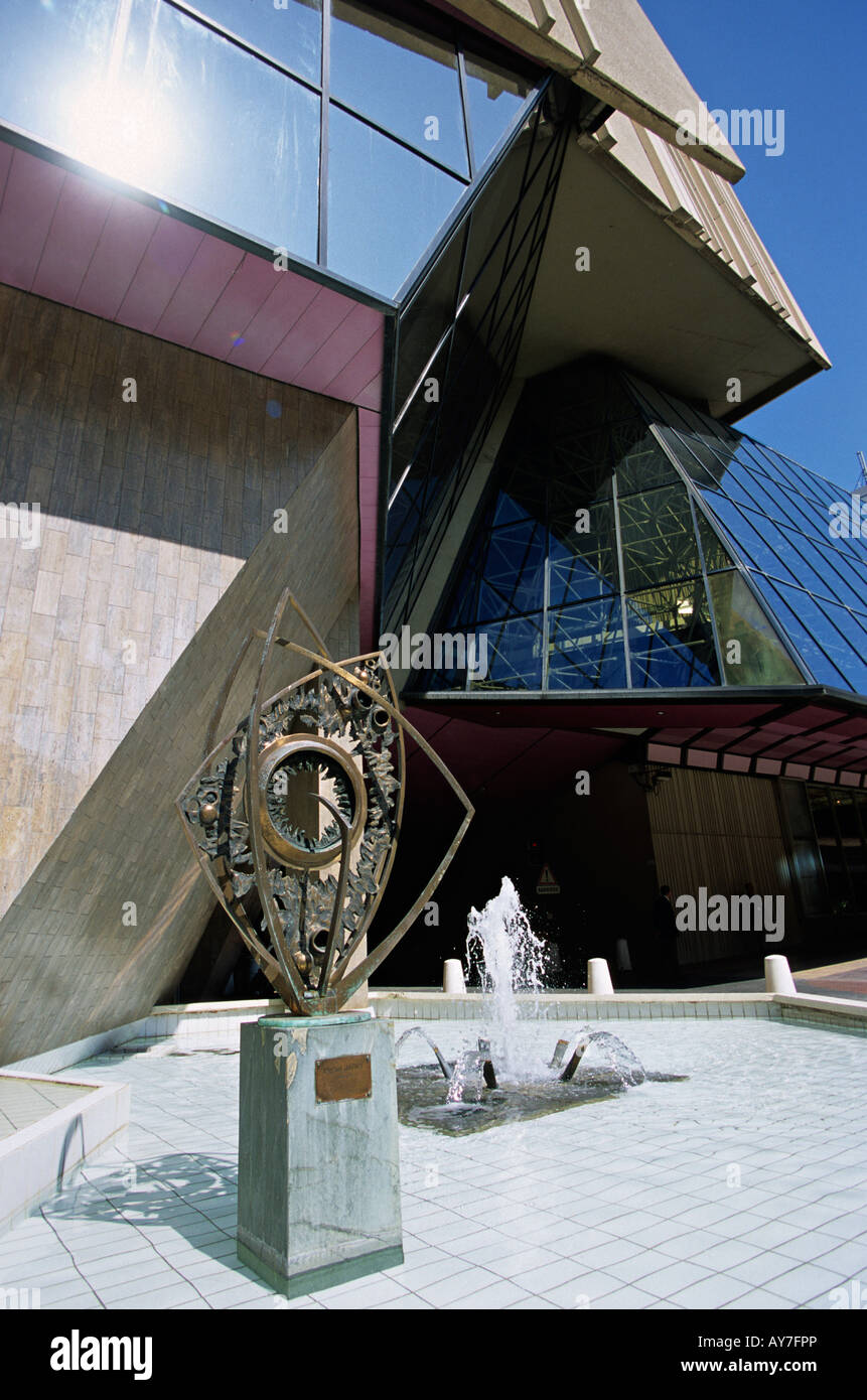 Fountain and sculpture Acropolis Nice Stock Photo - Alamy