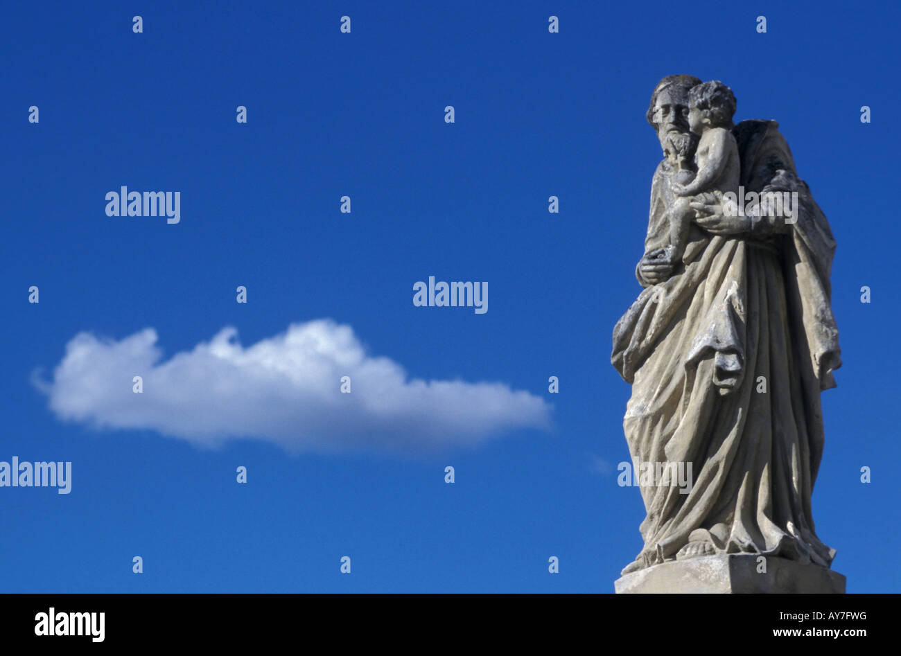 Holy figure at the monastery Admont Stock Photo - Alamy