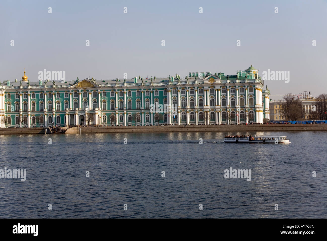 The State Hermitage Museum. Palace Embankment, St. Petersburg, Russia ...