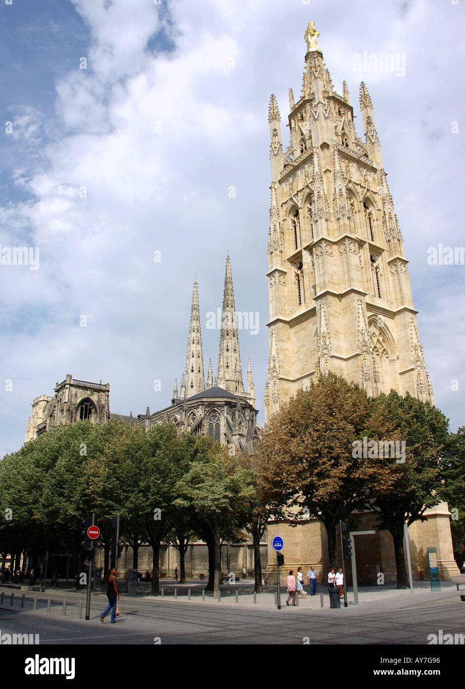 Characteristic View of St. Andre Cathedral Bordeaux UNESCO World ...