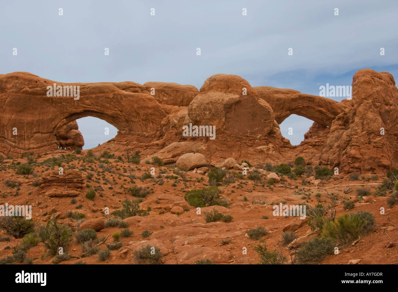 The North and South Windows, The Windows Section, Arches, National Park ...