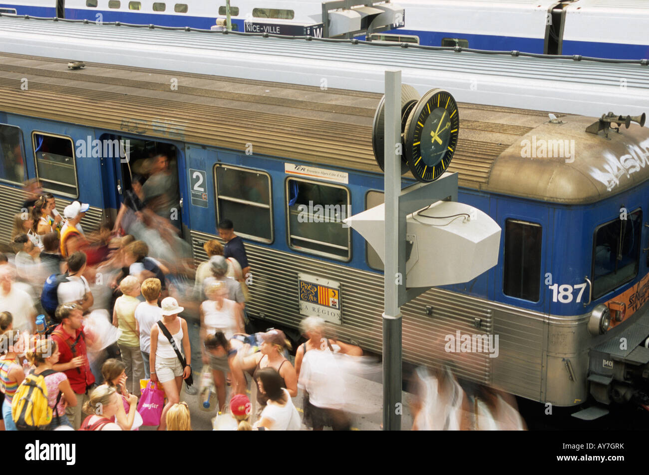 Nice train station Stock Photo - Alamy