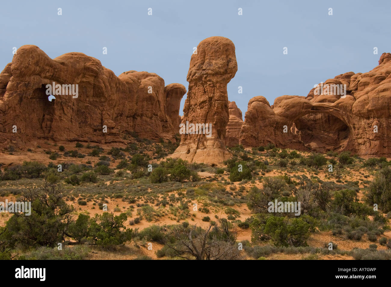 The Windows Section, Arches, National Park Stock Photo - Alamy