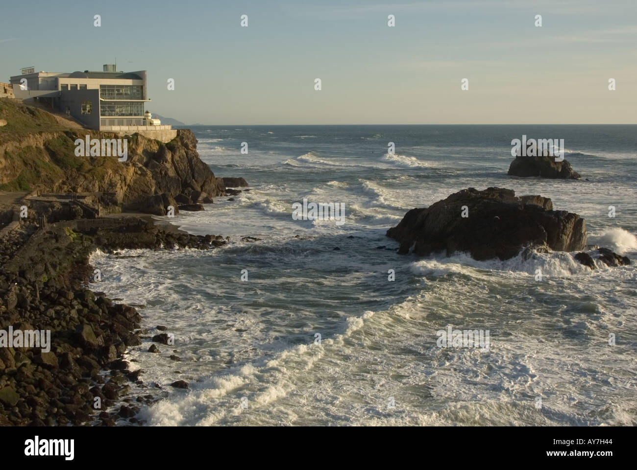 California San Francisco Cliff House restaurant Pacific Ocean Stock ...
