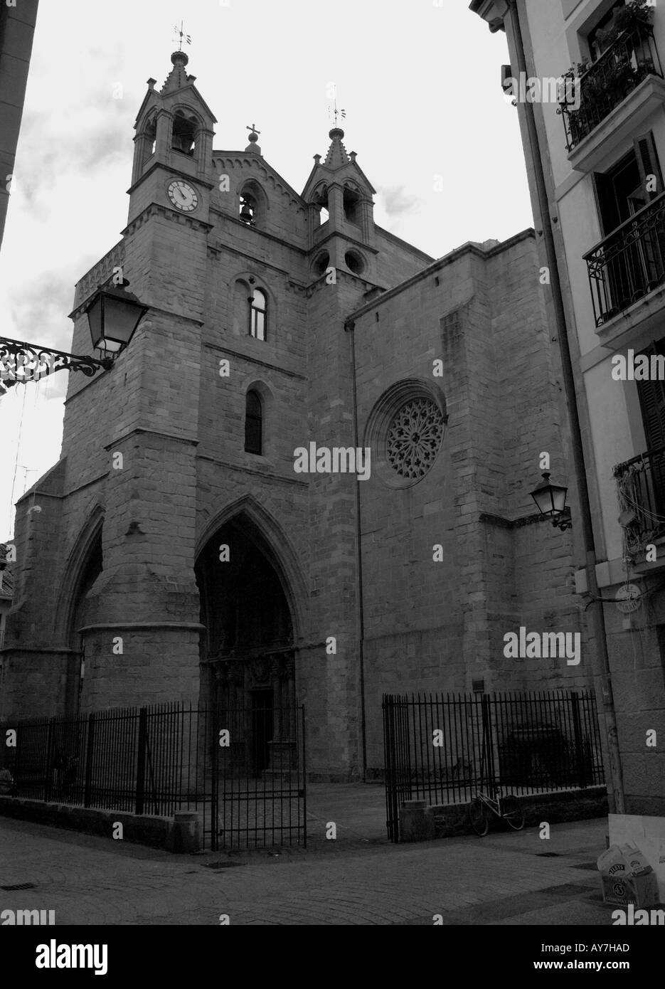 Old country church Black and White Stock Photos & Images - Alamy