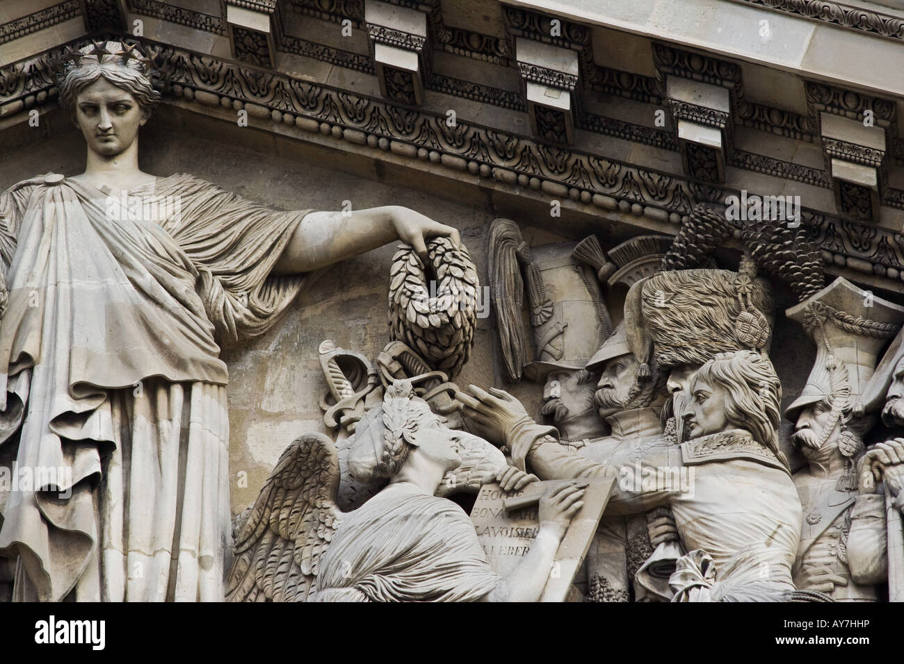 Detail of the tympanum of the Pantheon, Paris Stock Photo - Alamy Detail of the tympanum of the Pantheon, Paris Stock Photo - Alamy