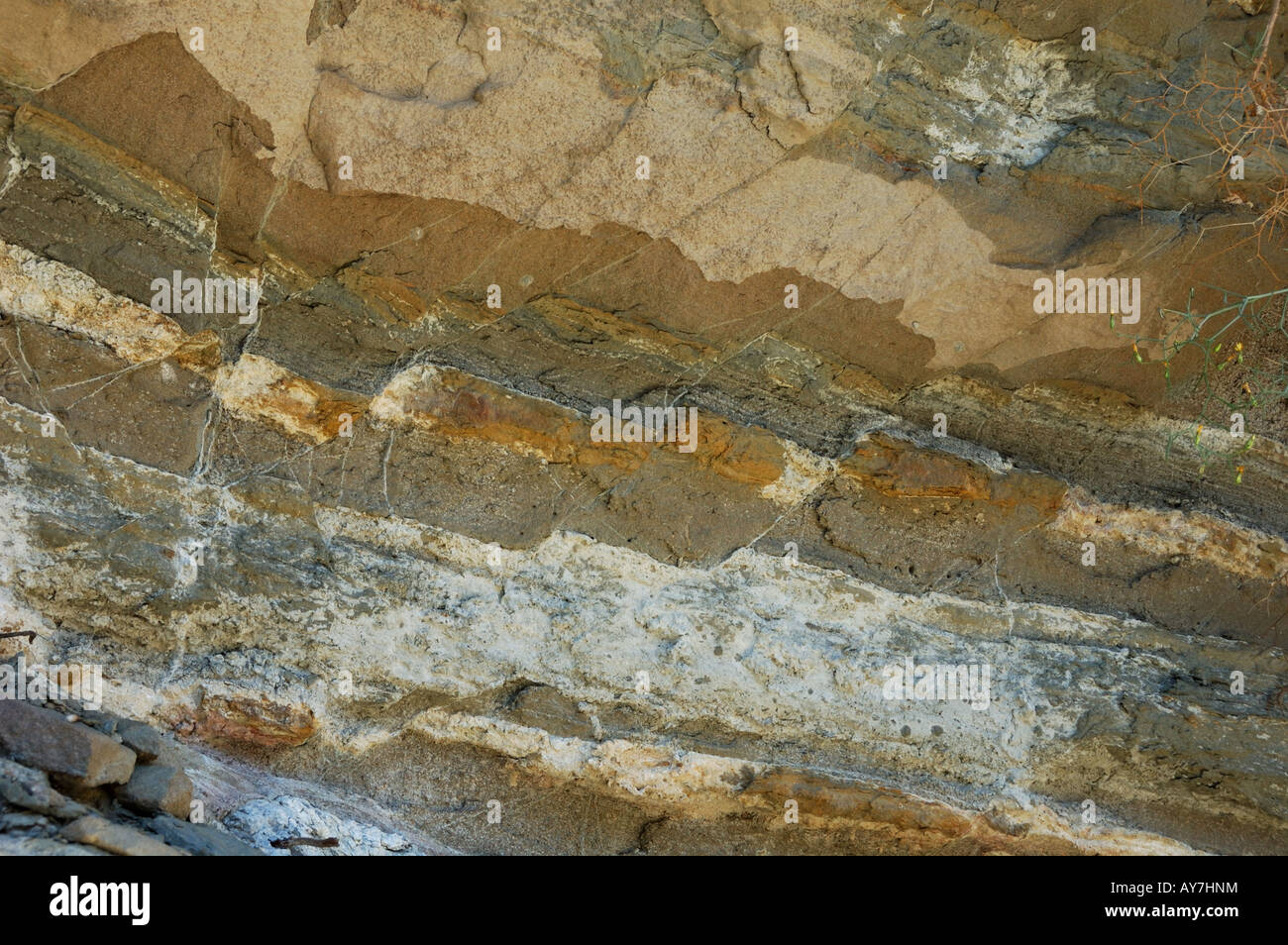 Faulted strata hi-res stock photography and images - Alamy