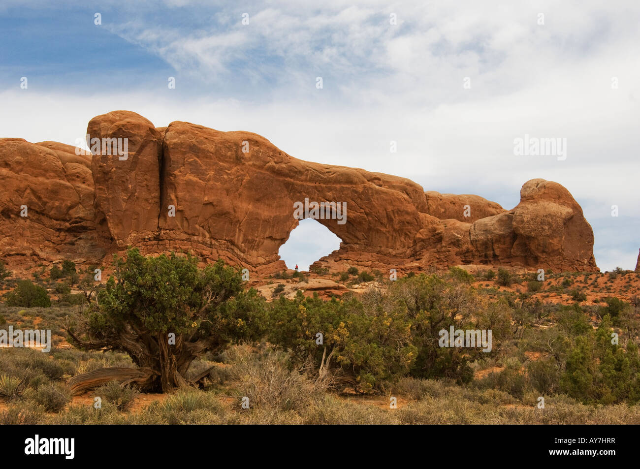 North Window, The Windows Section, Arches National Park Stock Photo - Alamy