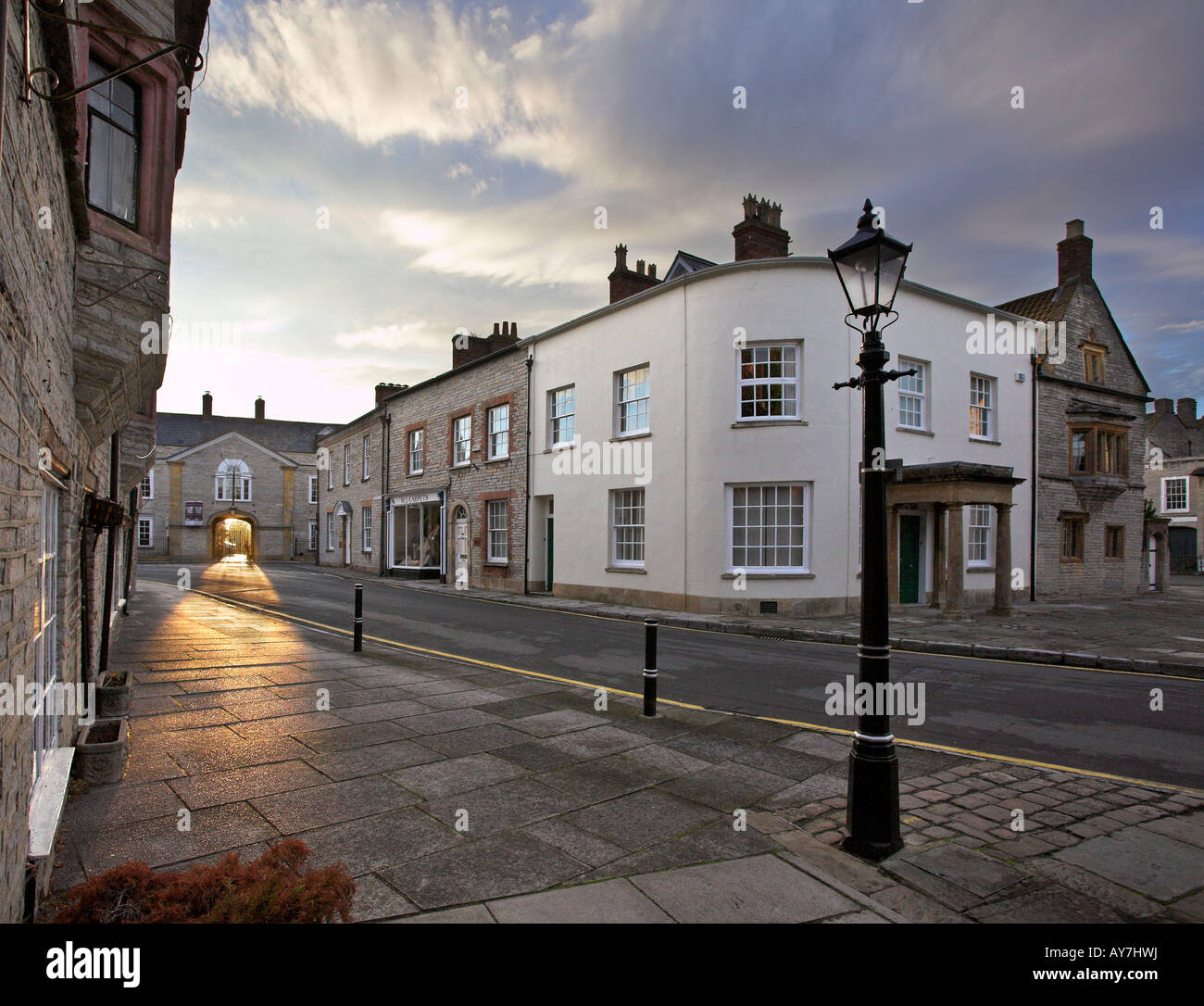 Market Square, Somerton, Somerset, England, UK Stock Photo - Alamy