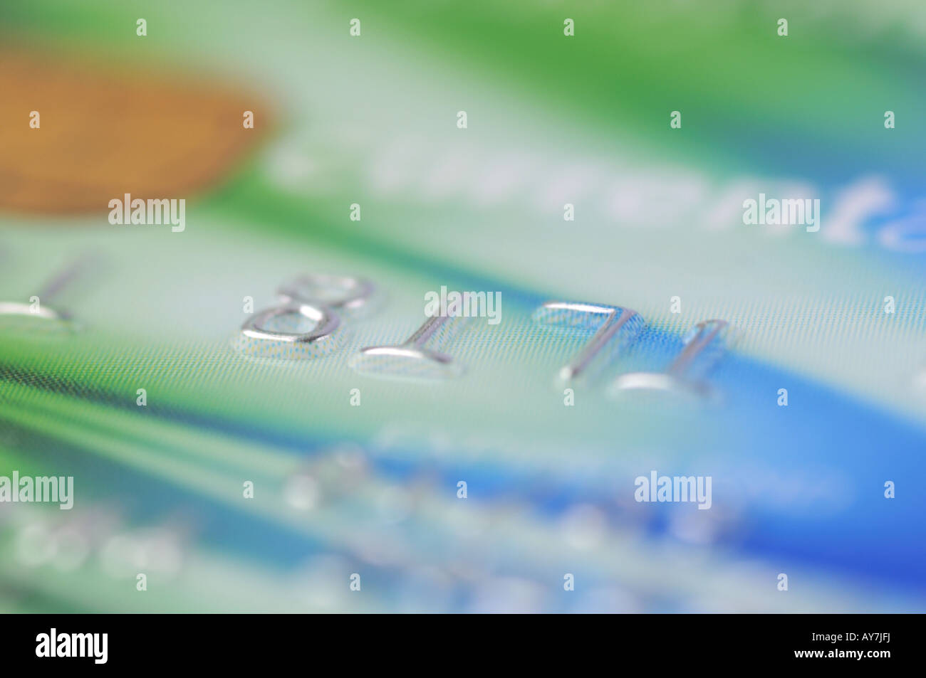 Credit bank debit card numbers close up Stock Photo - Alamy