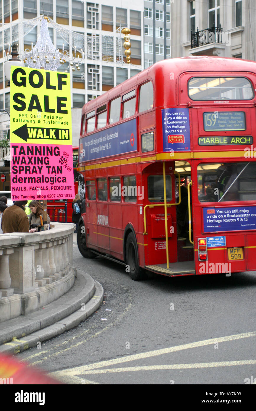 London Routemaster December 2005 Stock Photo - Alamy