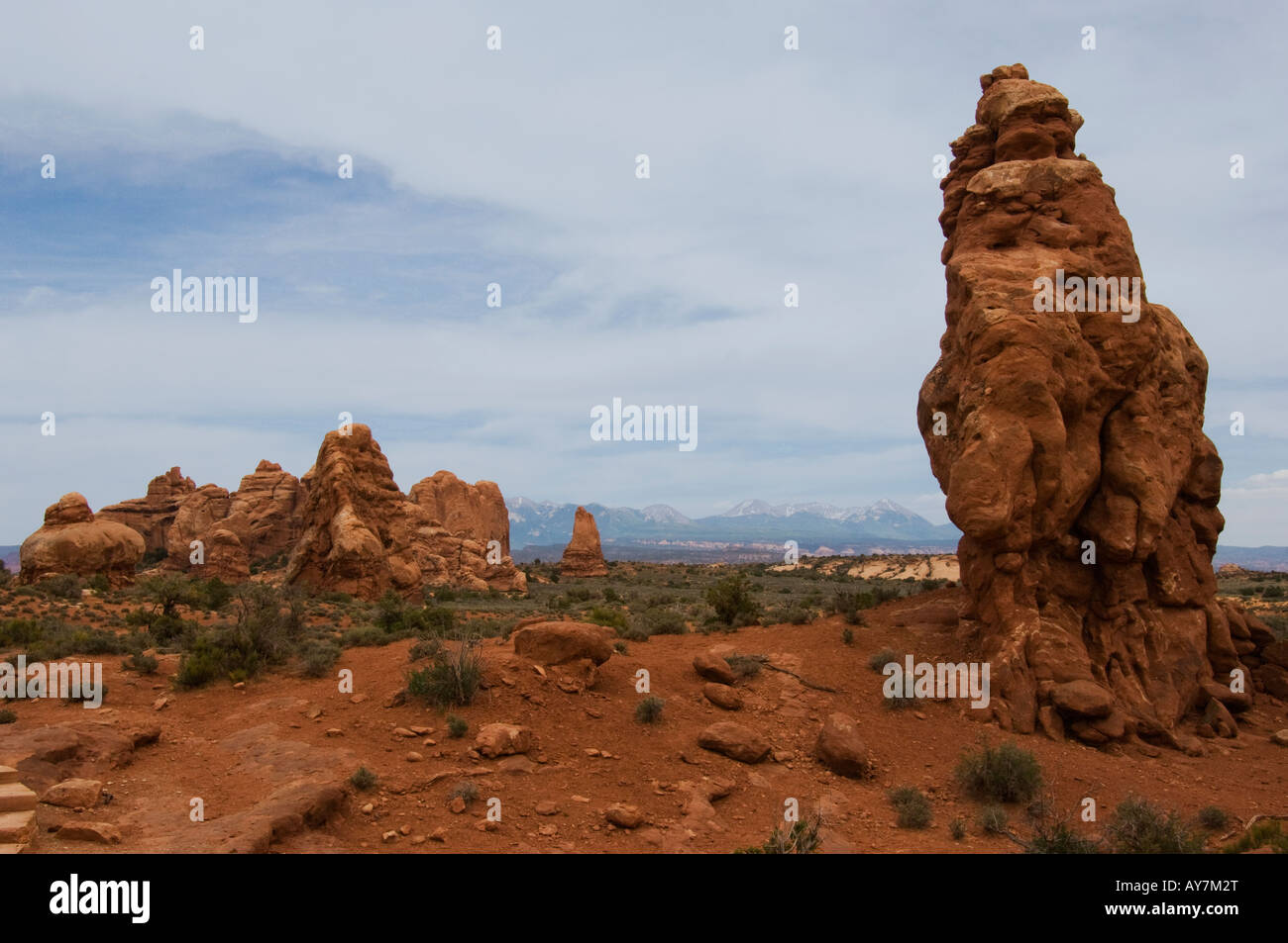 The Windows Section, Arches National Park Stock Photo - Alamy