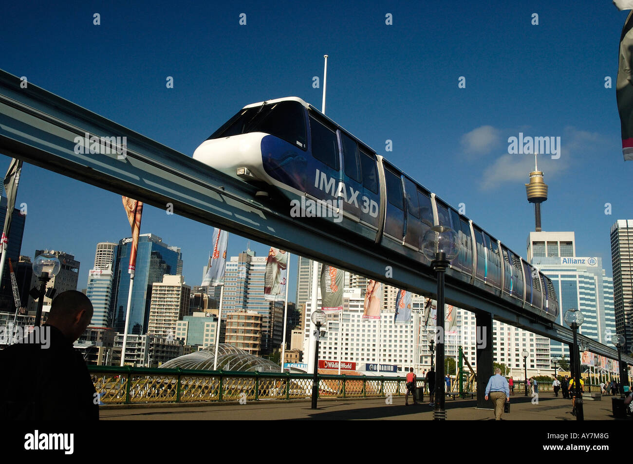Monorail in Darling Harbour Sydney Australia 2007 Stock Photo - Alamy