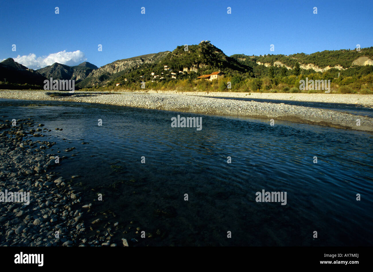 Var river near Nice France Stock Photo - Alamy