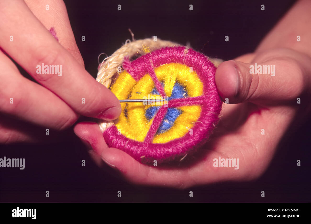 Basketmaking basketry hands art hi-res stock photography and images - Alamy