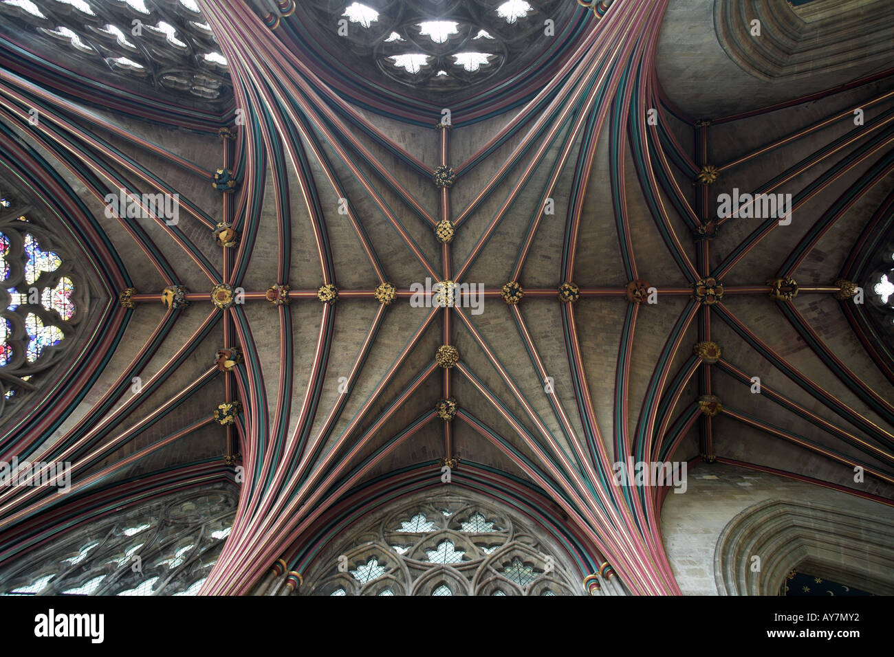 Exeter cathedral roof hi-res stock photography and images - Alamy