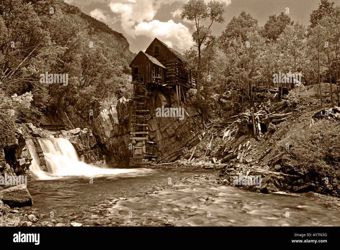 Lost Horse Mill sometimes called Dead Horse Mill near the ghost town of ...