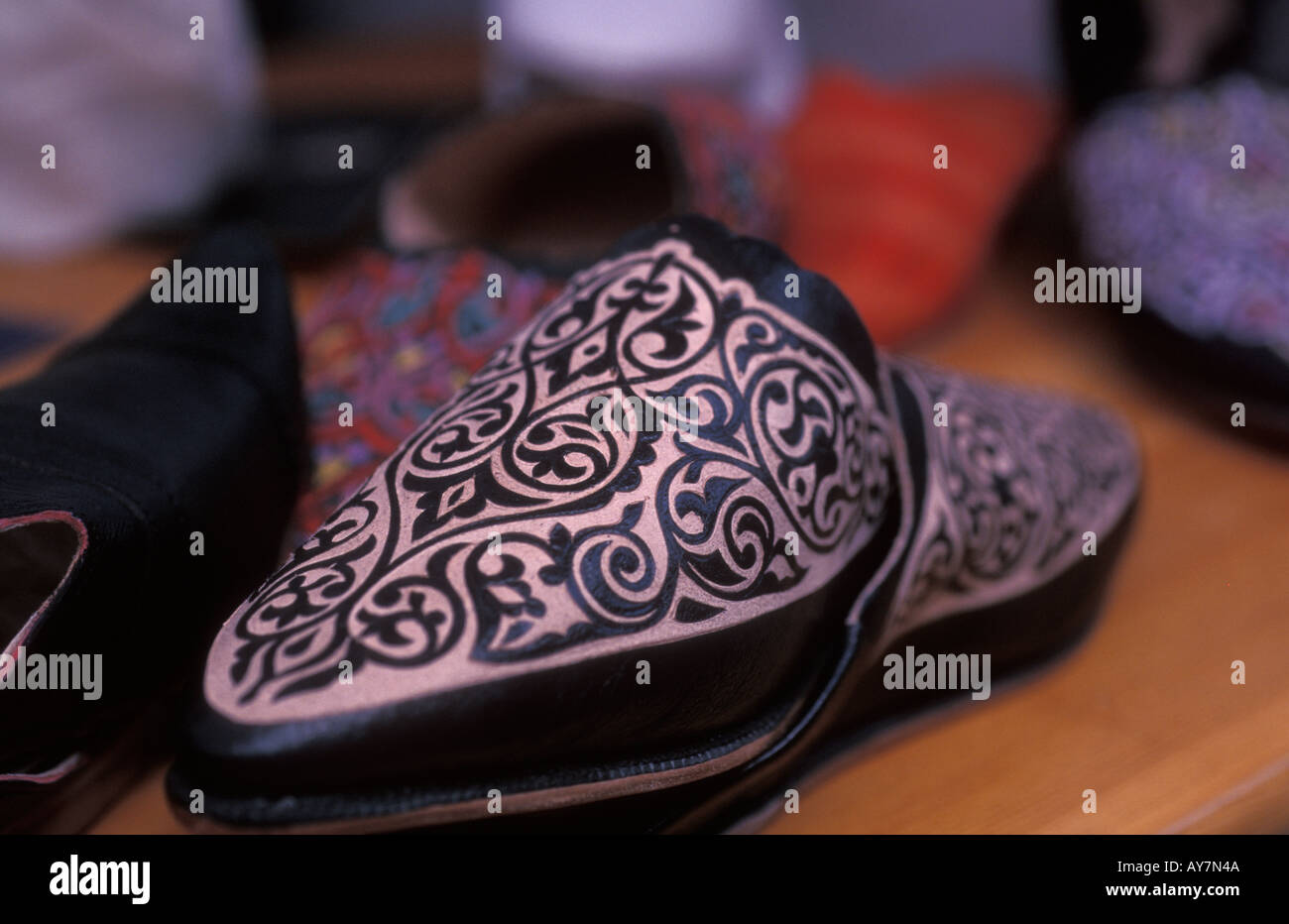 Traditional Moroccan Babouches (slippers Stock Photo - Alamy