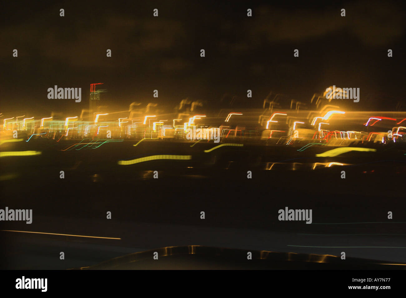 Blur flying takeoff lights confusion hi-res stock photography and ...