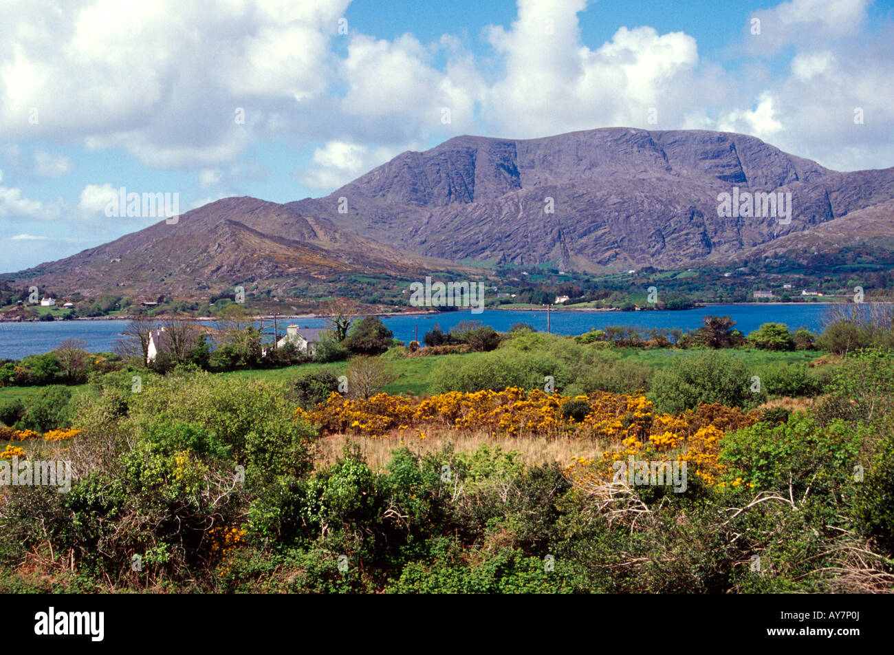County Cork ireland hungry hill mountain scenery Stock Photo - Alamy