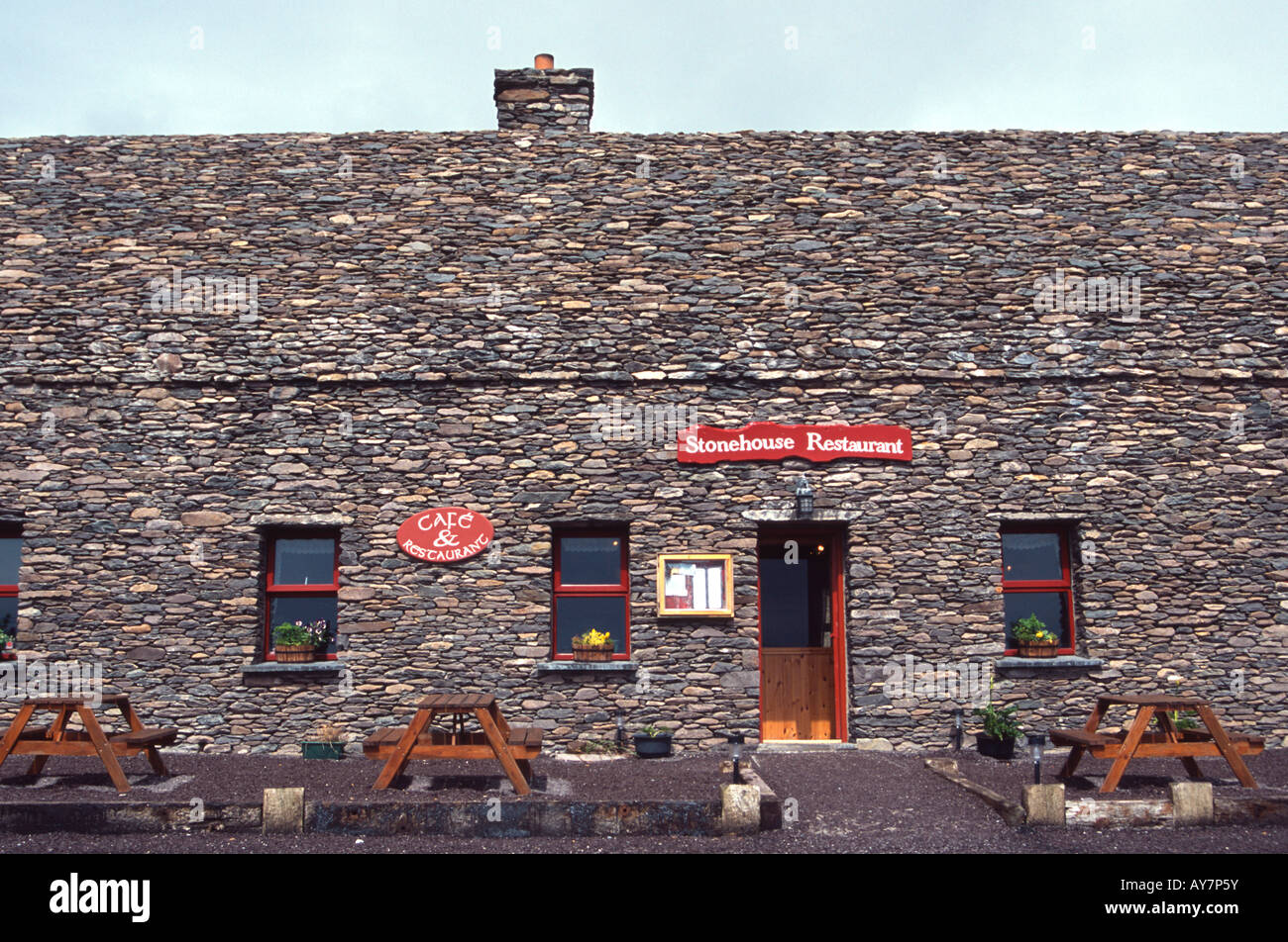 dingle peninsula county kerry ireland stonehouse restaurant Stock Photo ...