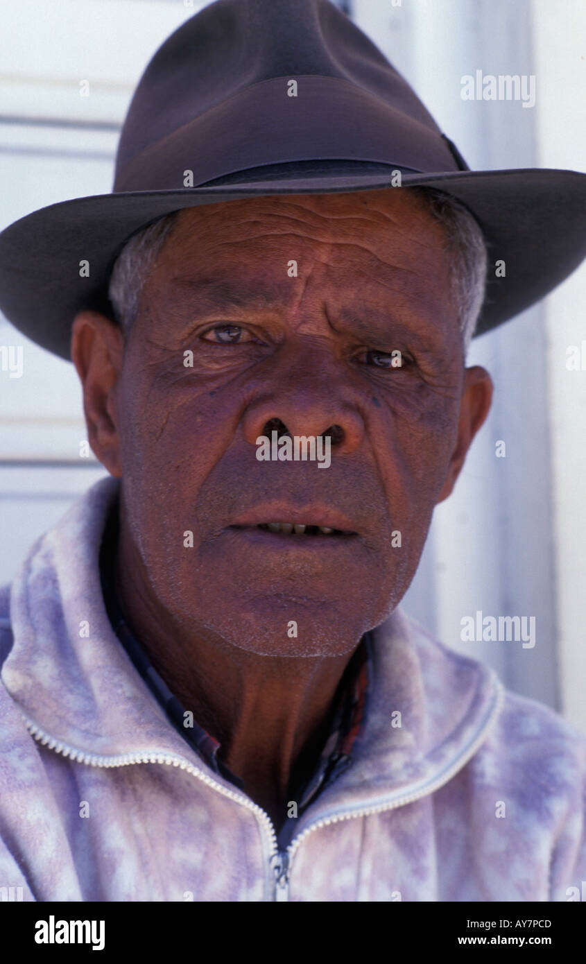 Local Creole man, Reunion island, Indian Ocean Stock Photo - Alamy