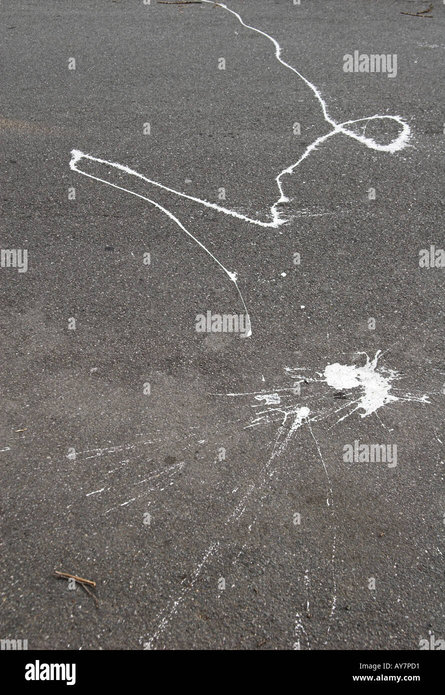 Splatter of paint on pavement hi-res stock photography and images - Alamy