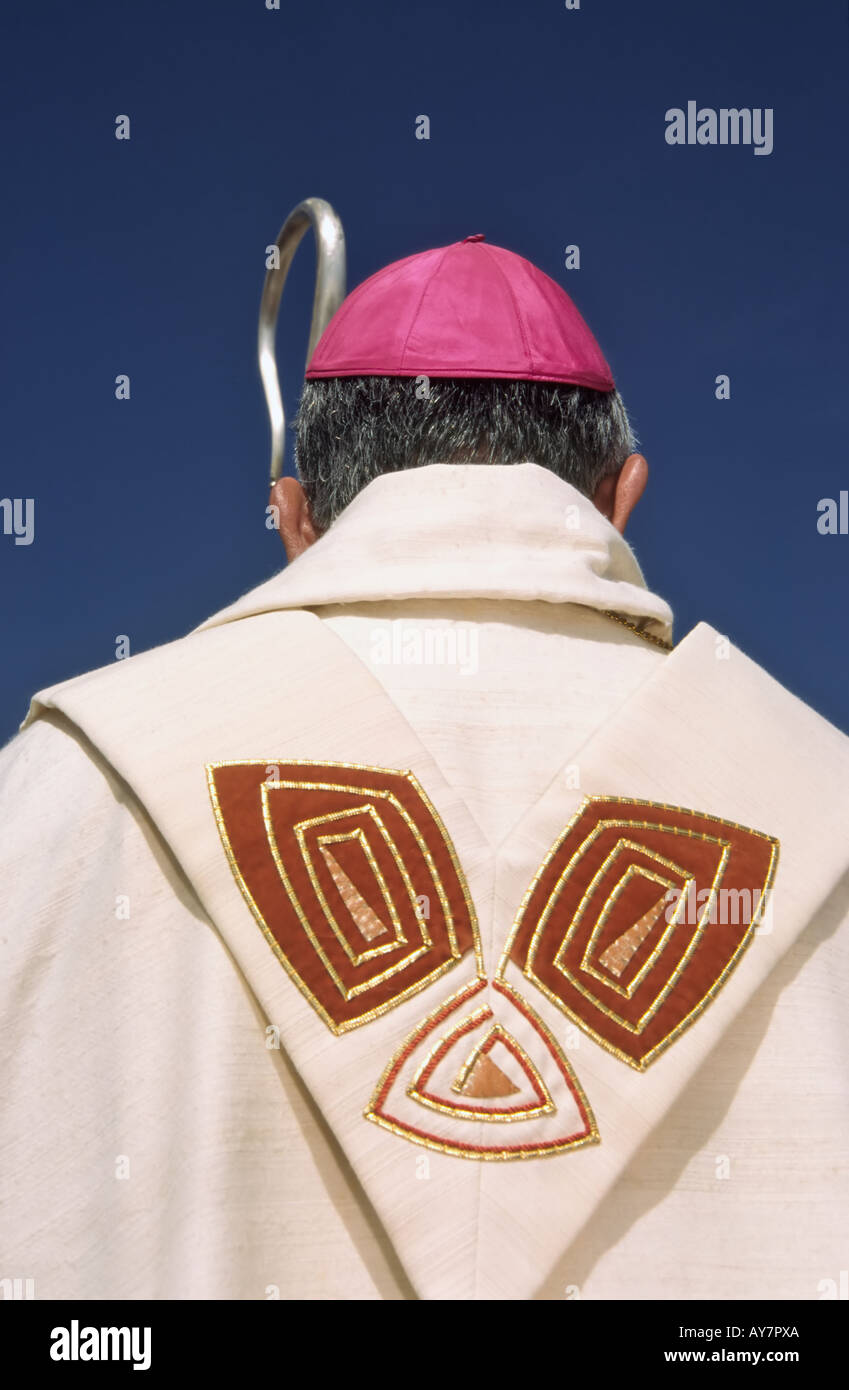 MR 443B Bishop Ricardo Ramirez visits the Church of San Patricio on ...