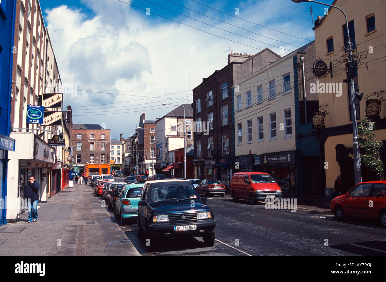 limerick city street ireland Stock Photo - Alamy
