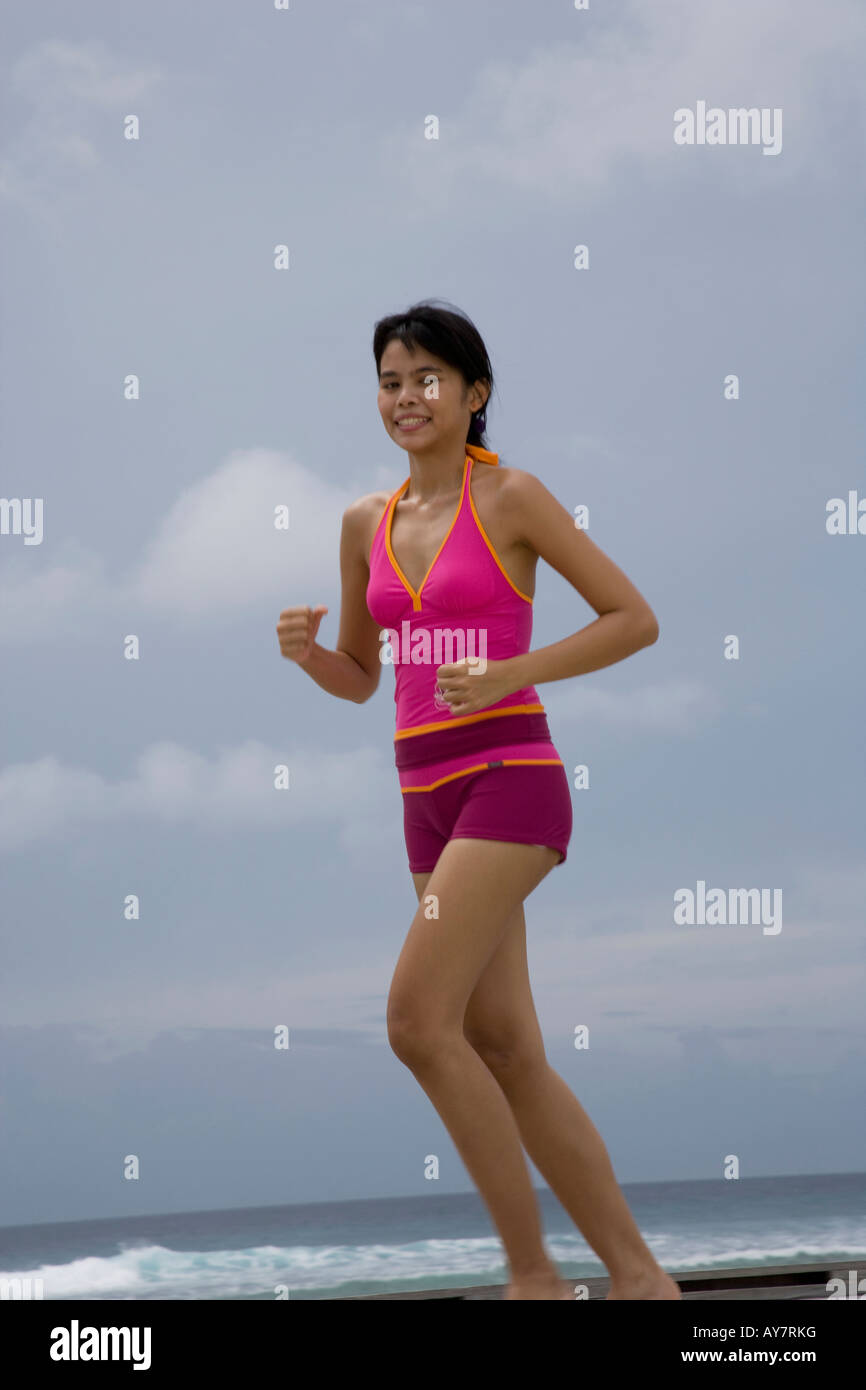 Maldives South Male Atoll Asian Woman MODEL RELEASE 1047 Stock Photo ...
