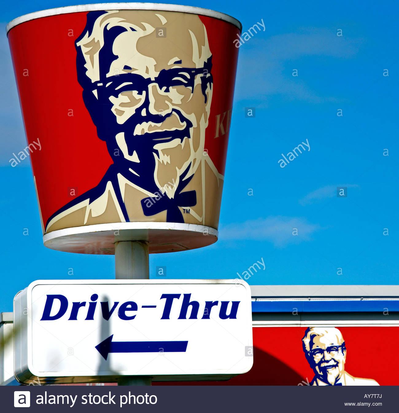 Kentucky Fried Chicken sign Stock Photo - Alamy