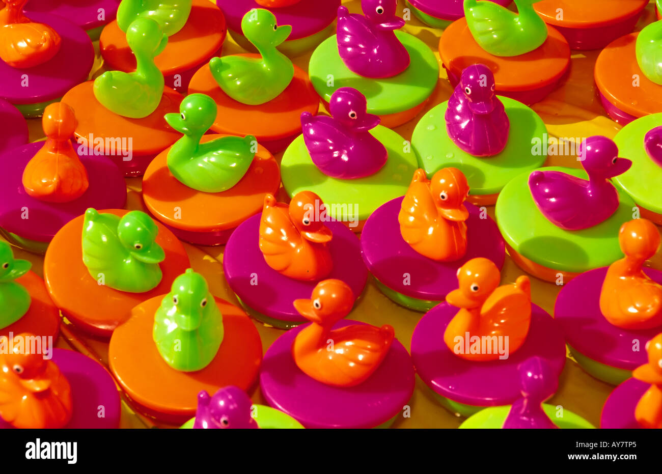 Colorful Plastic Ducks Stock Photos & Colorful Plastic Ducks Stock ...