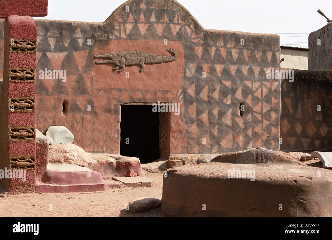 Ornate house at Paga Stock Photo - Alamy