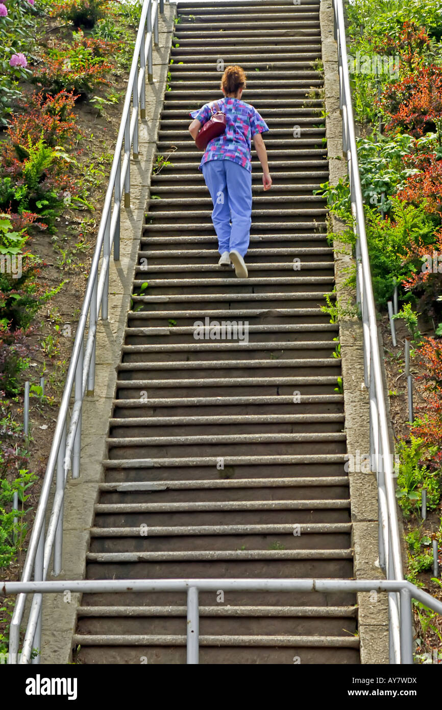 One hundred steps hi-res stock photography and images - Alamy