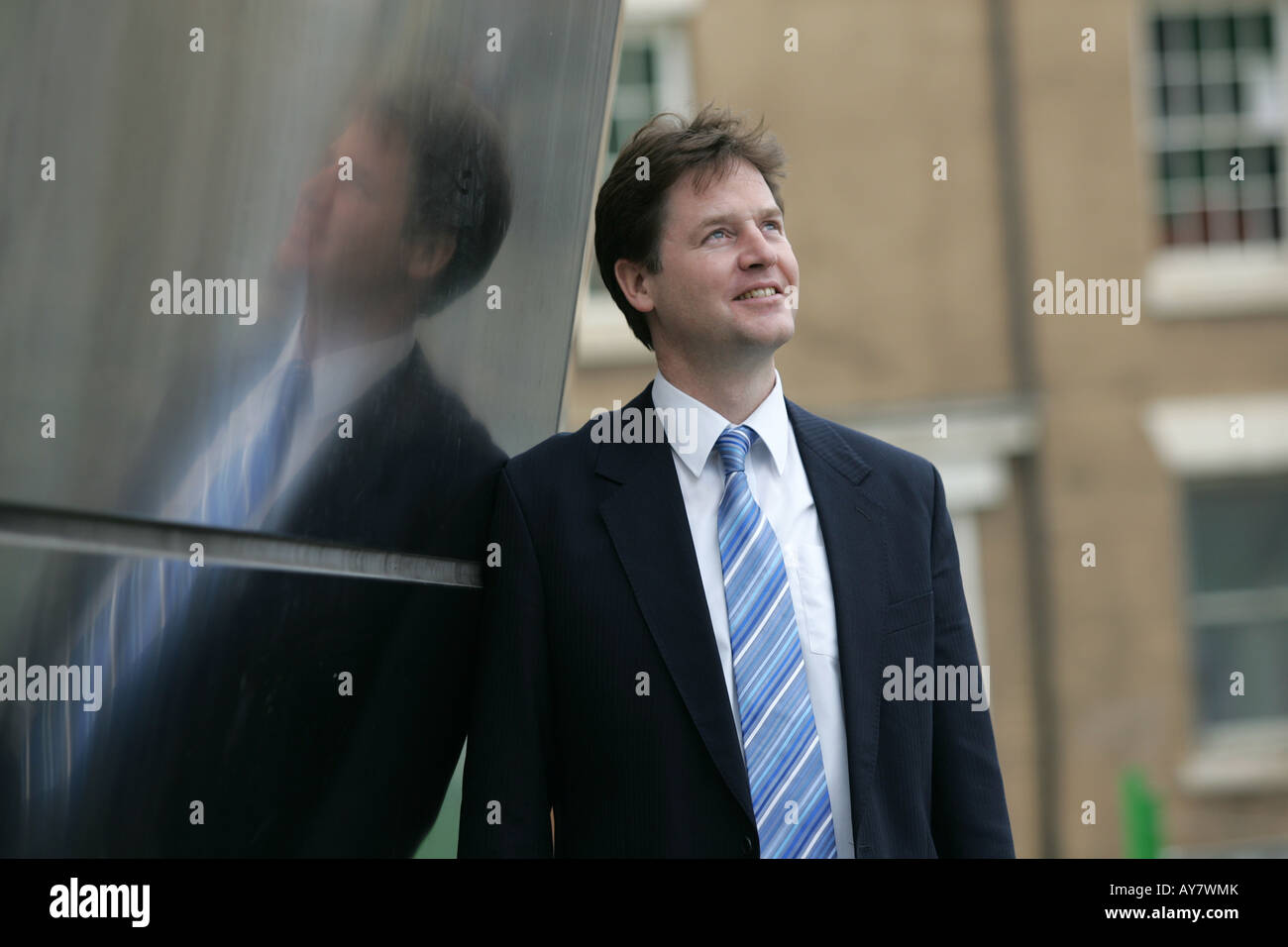 Liberal Democrat Leader Nick Clegg MP photographed outside Sheffield ...