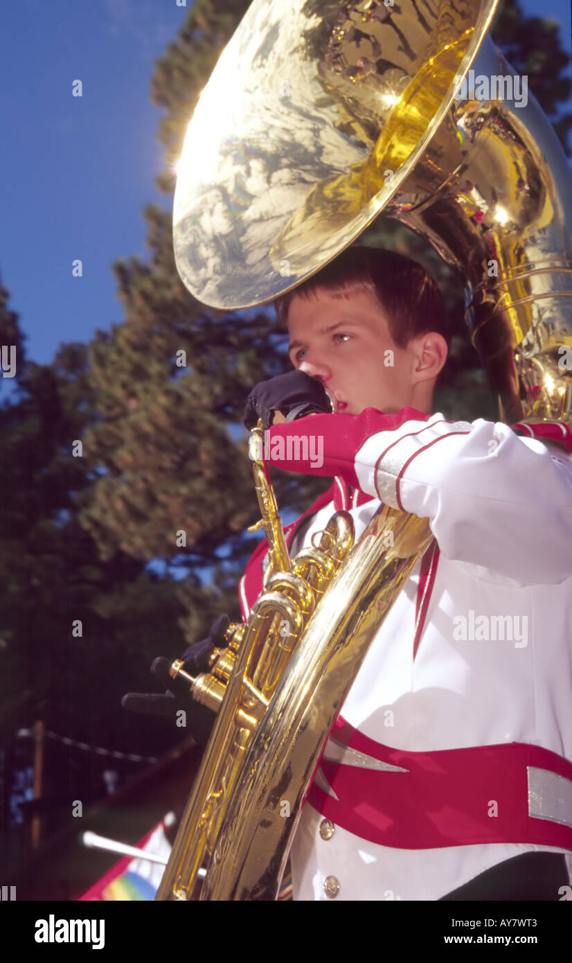 High school marching band tuba hi-res stock photography and images - Alamy