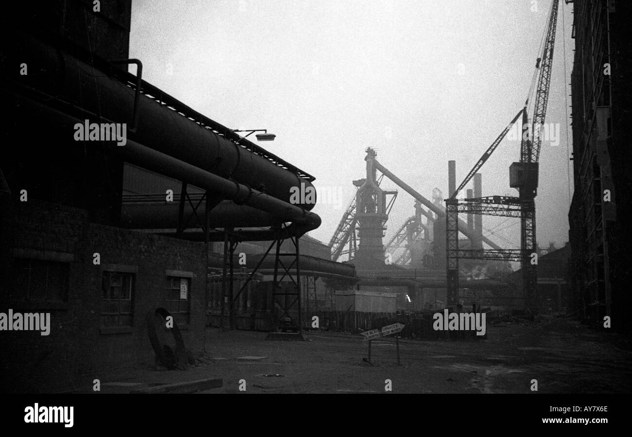 Old steelworks furnace Black and White Stock Photos & Images - Alamy