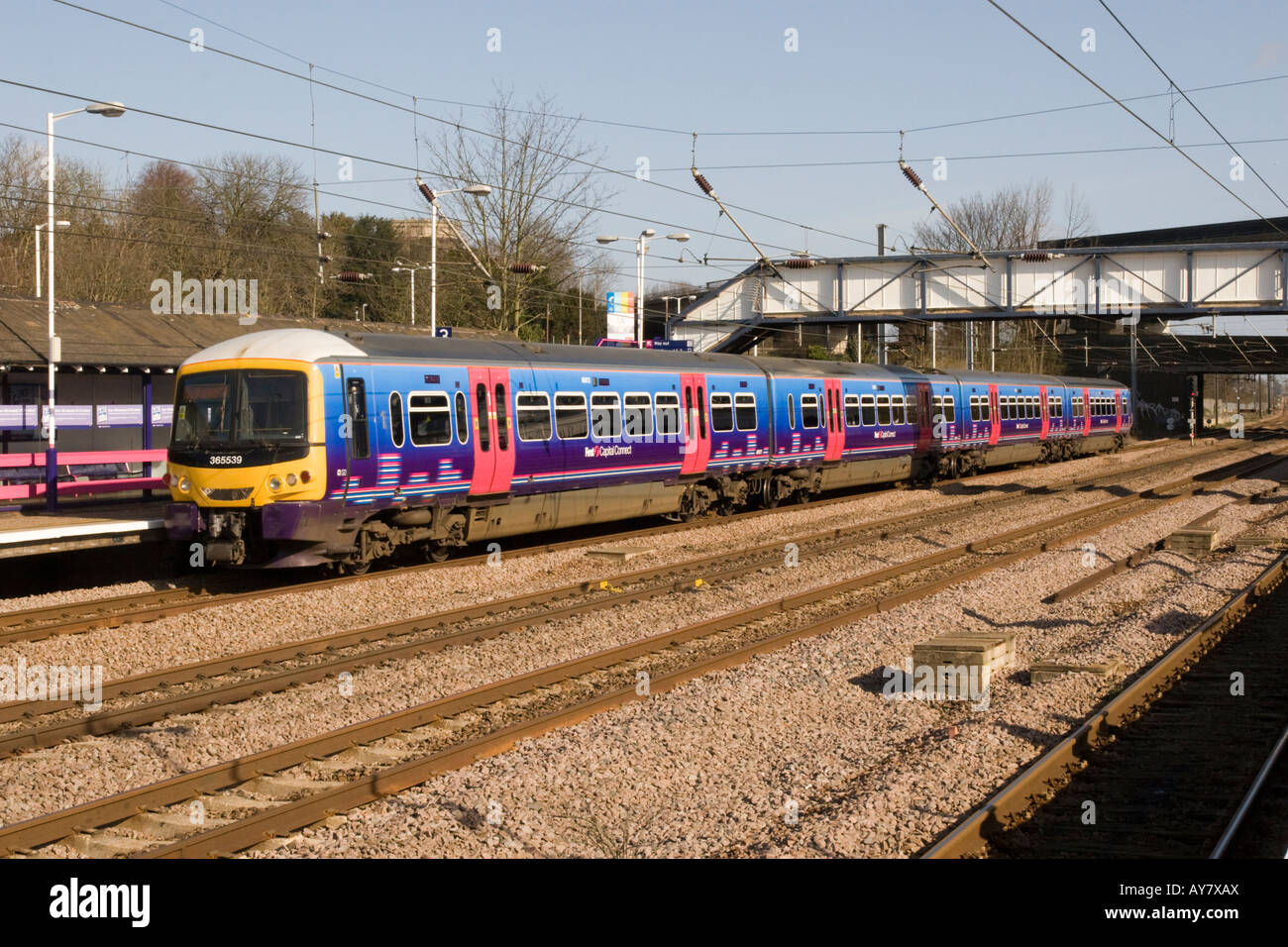 First Capital Connect Commuter Passenger Train at Huntingdon Station ...
