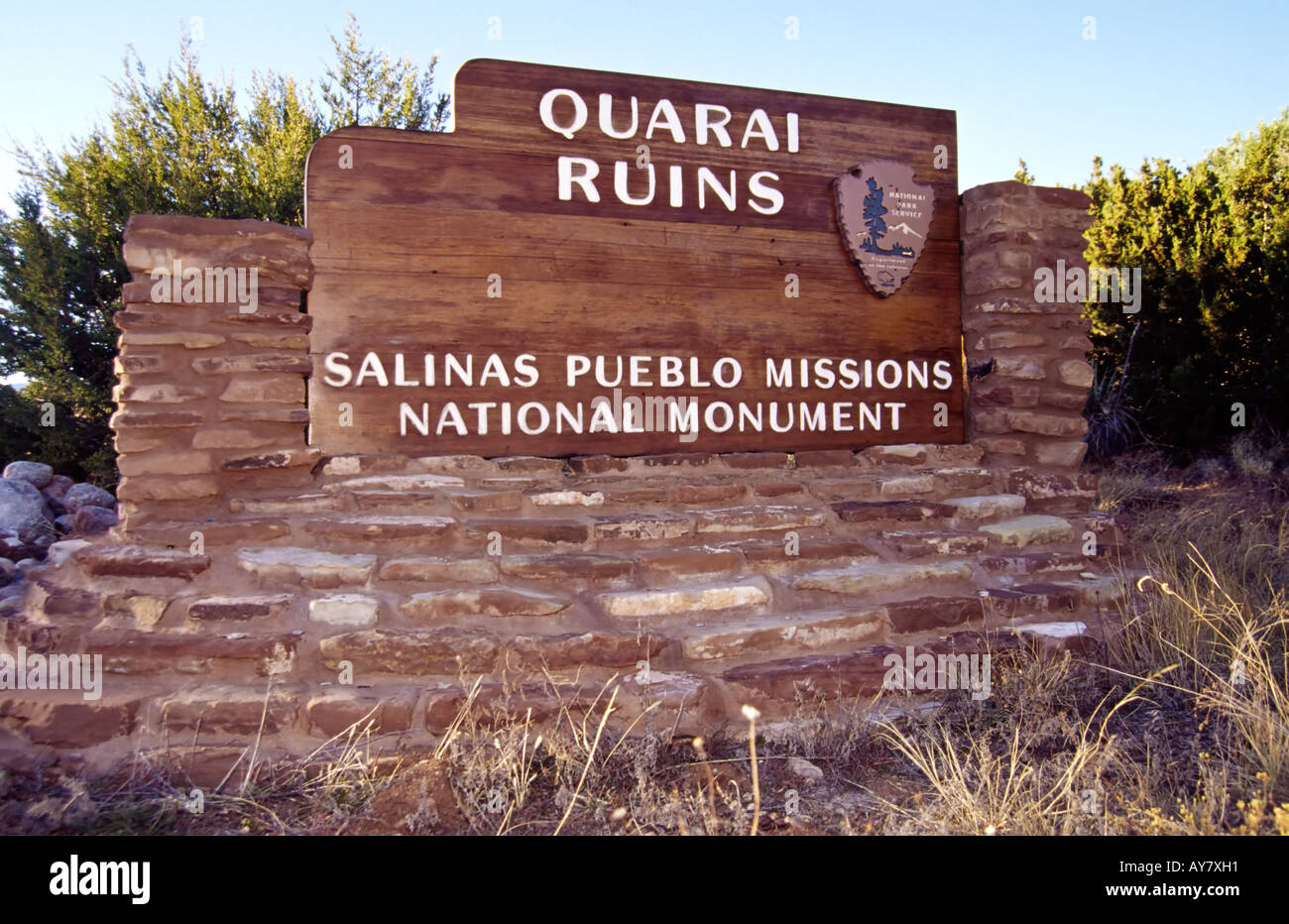 The Quarai Pueblo Ruins, Salinas Pueblo Missions National Monument, at ...