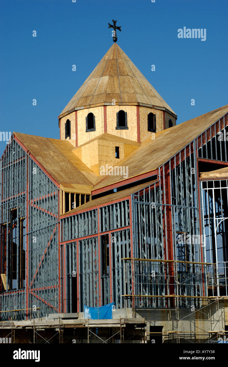 Structure of church under construction Stock Photo - Alamy
