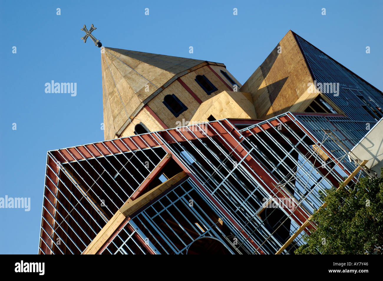 Structure of church under construction Stock Photo - Alamy