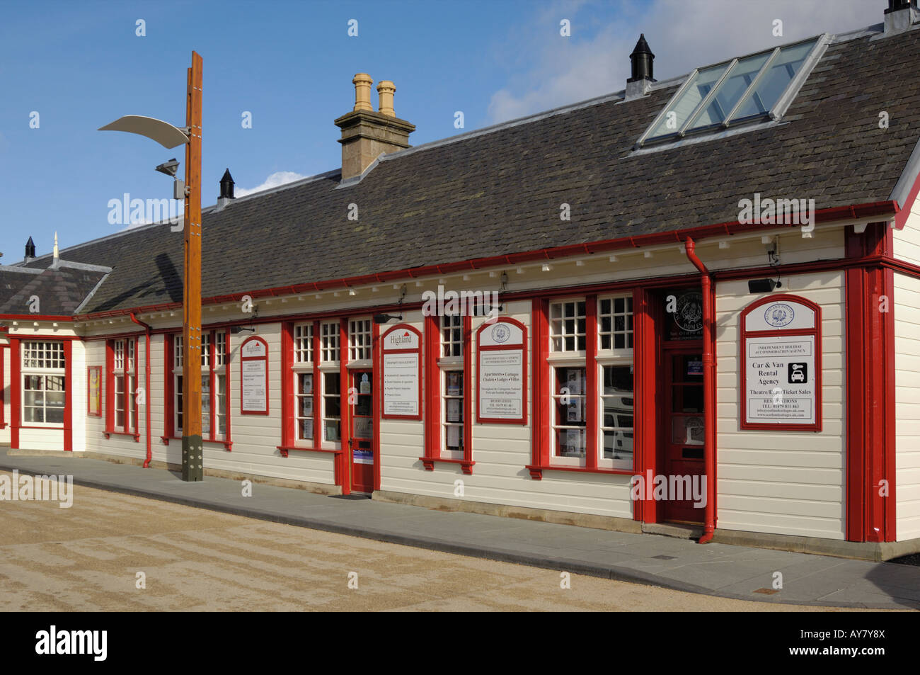 Strathspey Railway Station, Aviemore, Highlands, Scotland Stock Photo ...