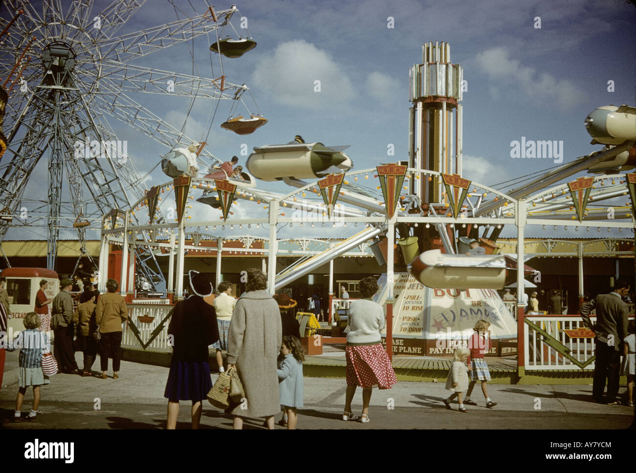1960s funfair hi-res stock photography and images - Alamy