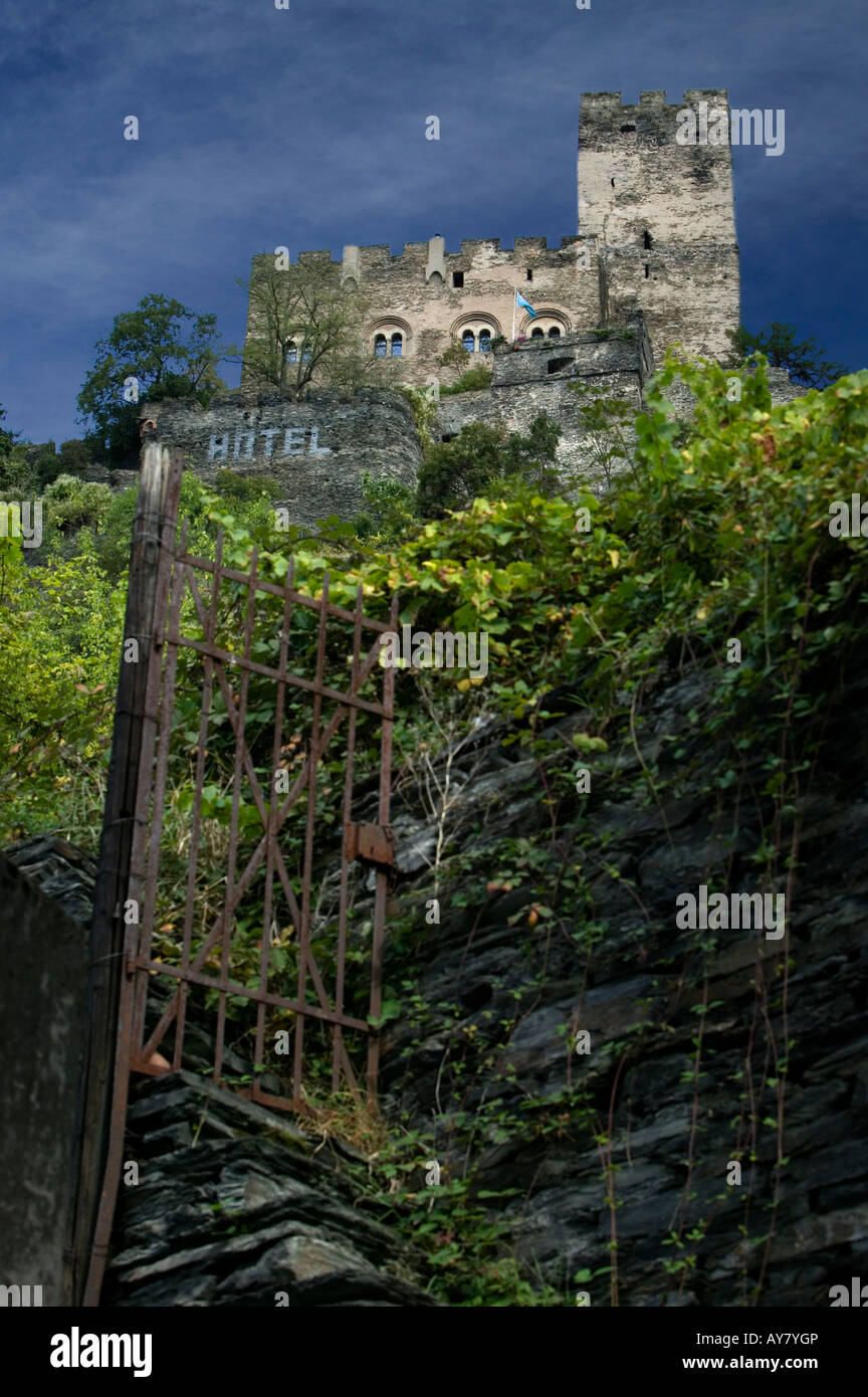 Kaub Castle Gutenfels romantic middle Rhine valley world cultural ...