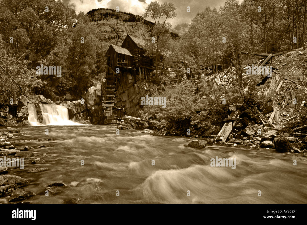 Lost Horse Mill sometimes called Dead Horse Mill near the ghost town of ...