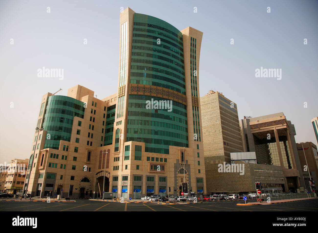 Bahrain Manama downtown office buildings Stock Photo - Alamy