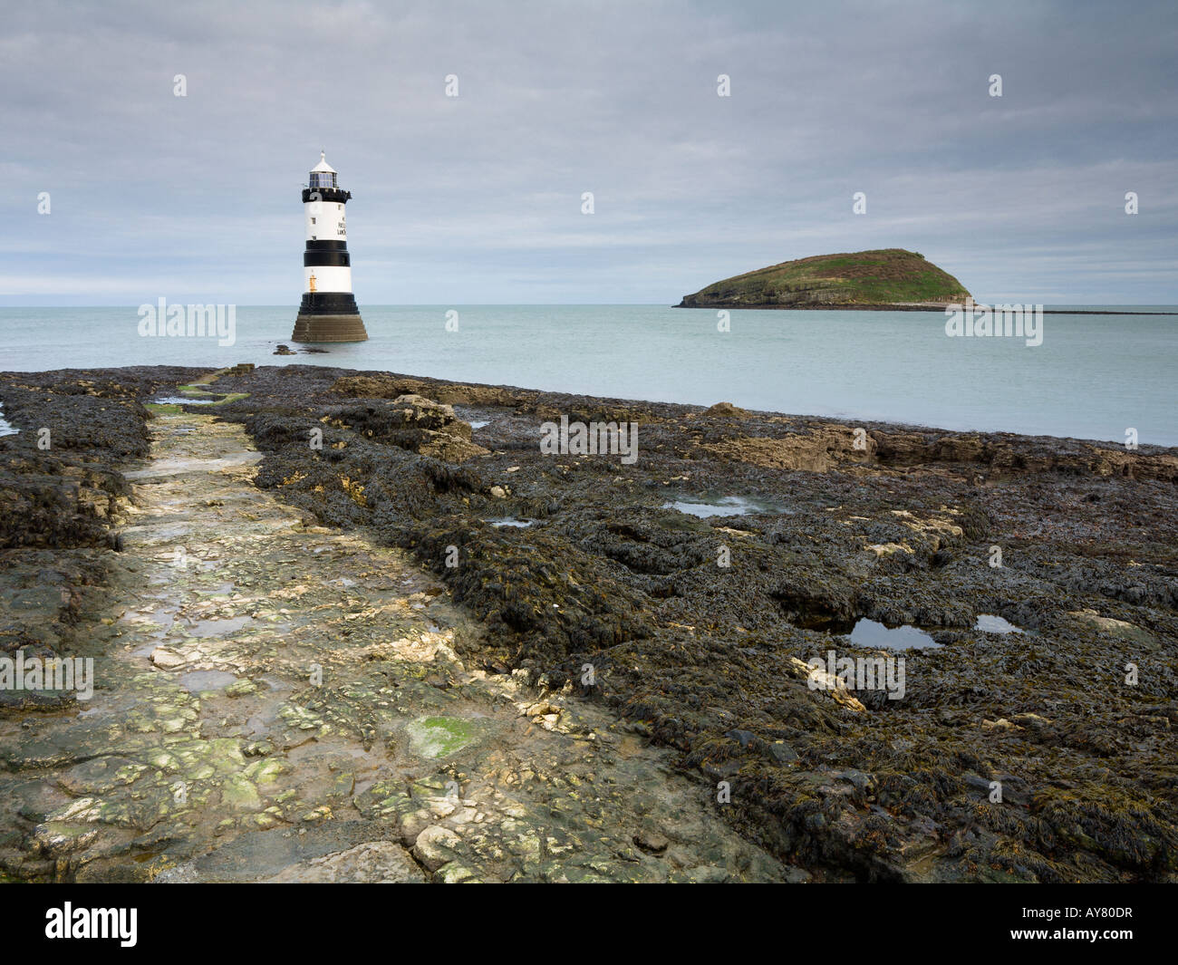 Black Point Lighthouse and "Puffin Island" The most eastern point on ...