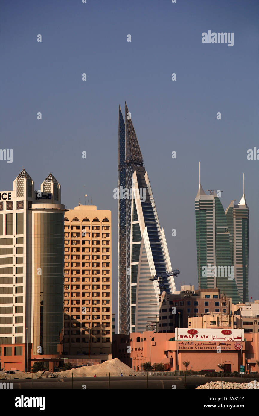 Bahrain Manama downtown skyline Stock Photo - Alamy