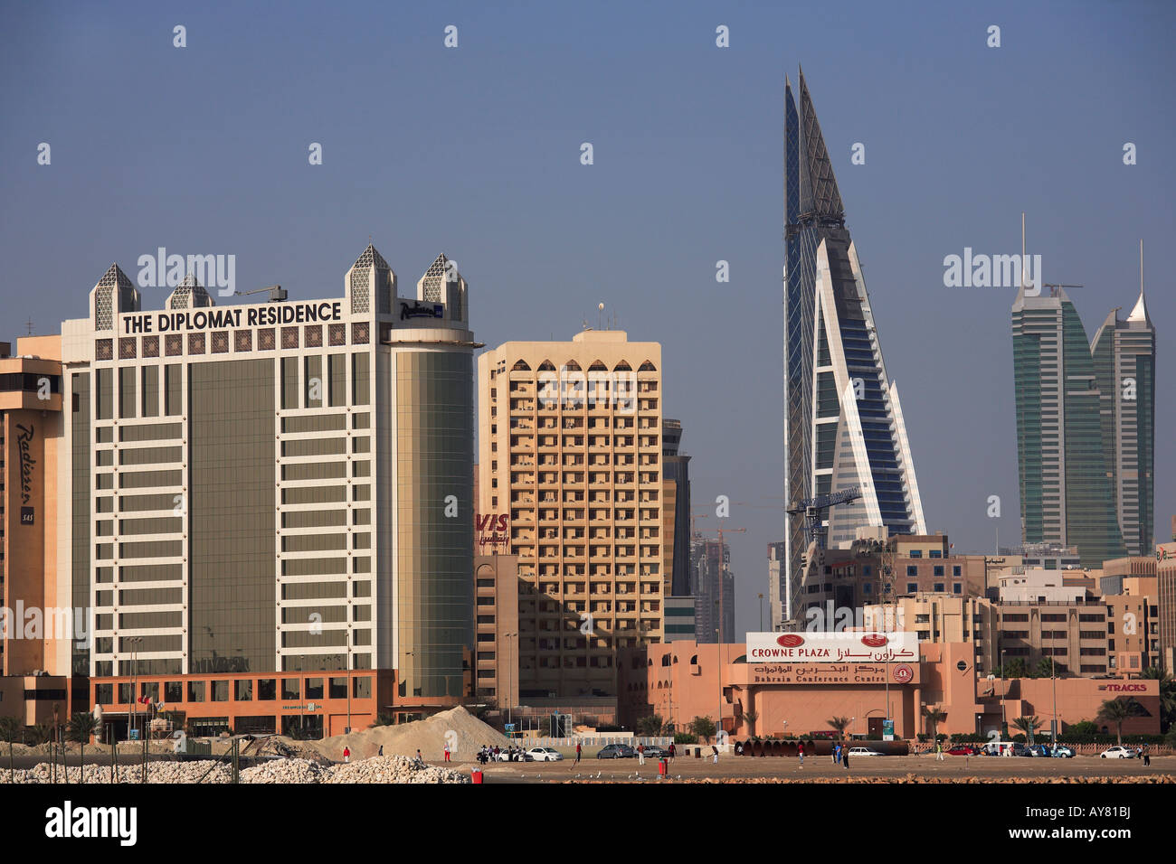 Bahrain Manama downtown skyline Stock Photo - Alamy