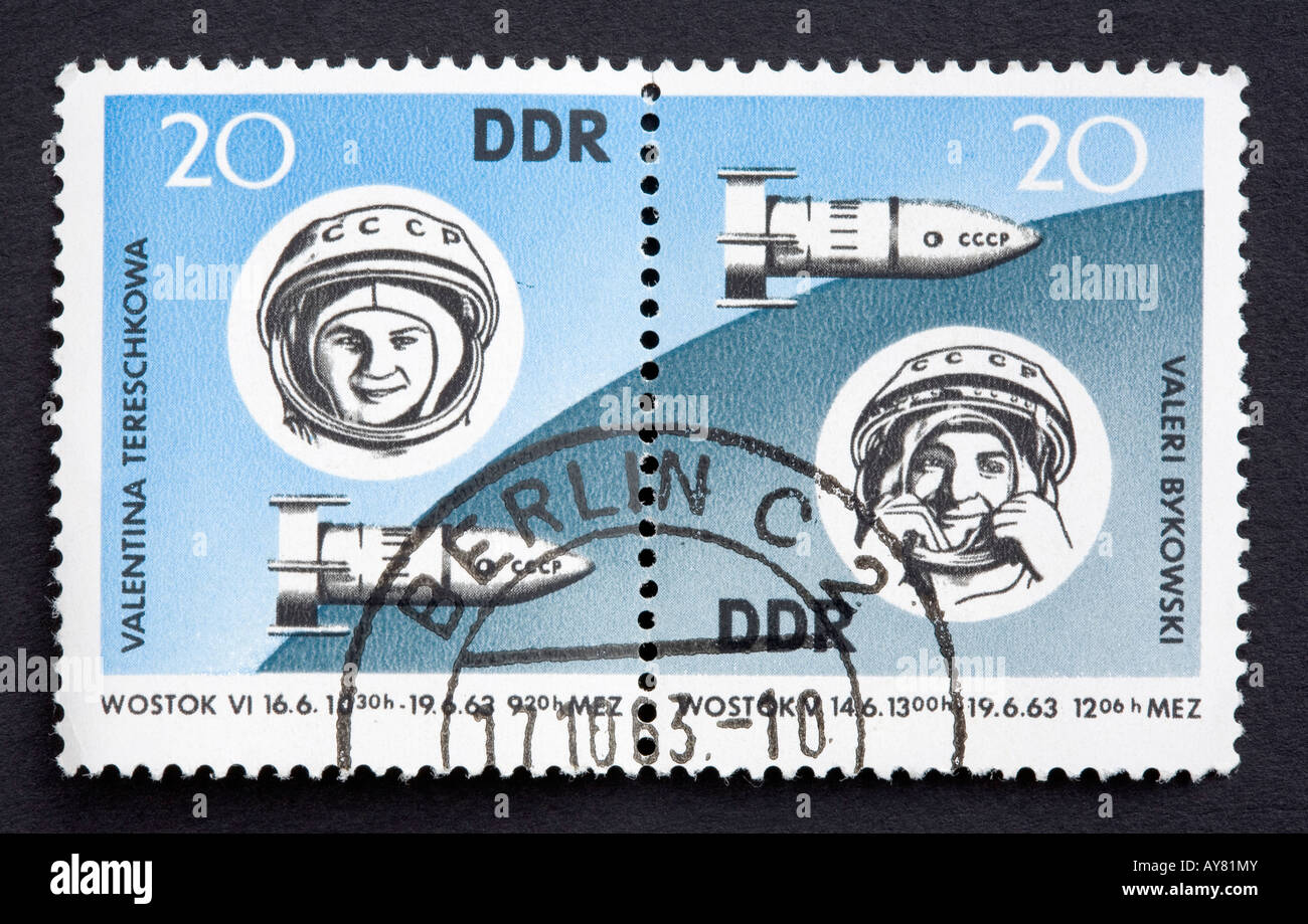 DDR postage stamp Stock Photo - Alamy